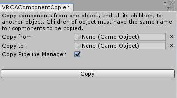 GitHub - coffeeflycode/VRCAComponentCopier: A tool for unity to quickly ...