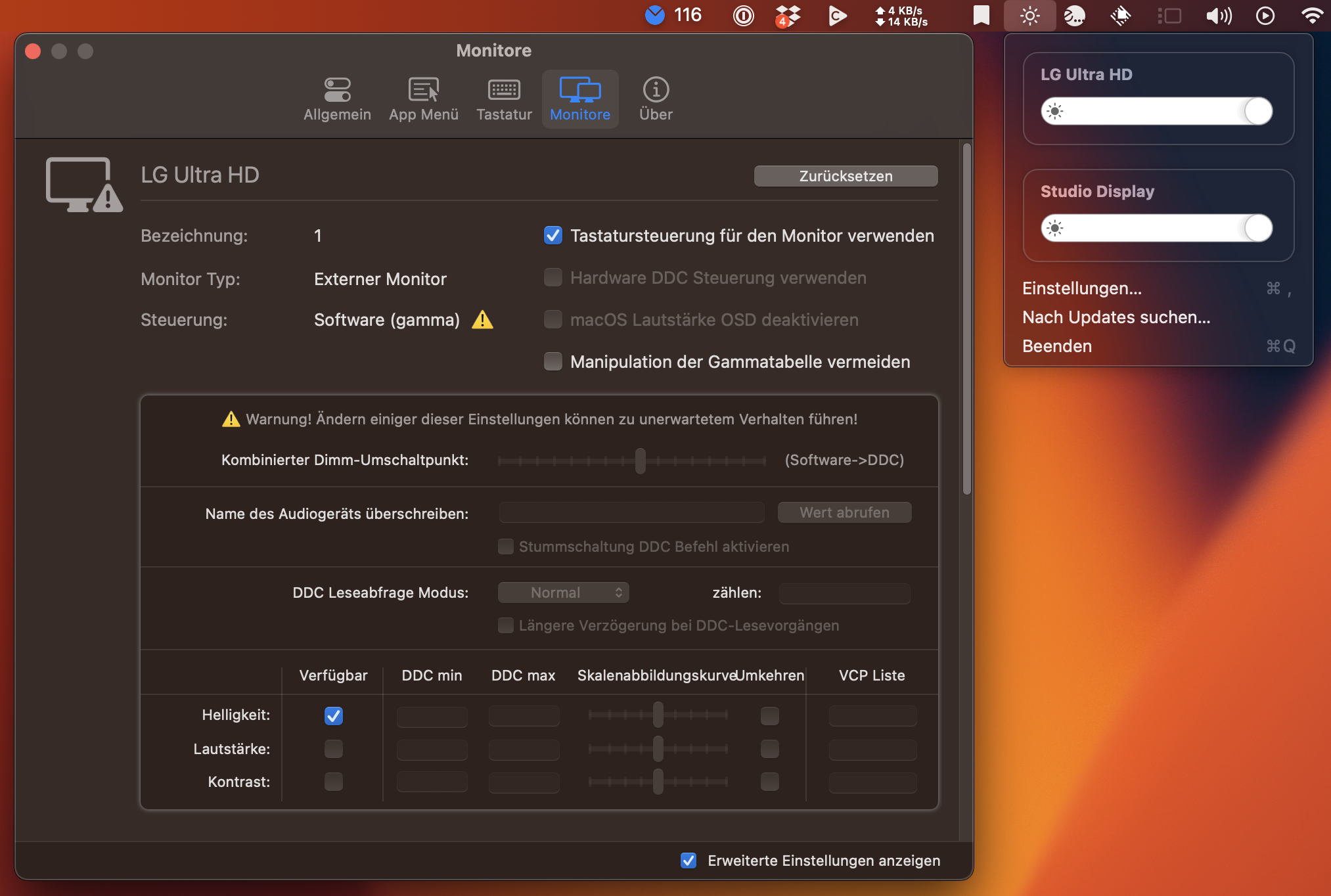 Unable to control volume · Issue #1369 · MonitorControl/MonitorControl · GitHub