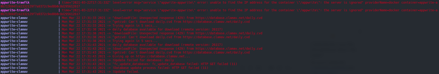 Docker Compose Not Totally Working · Issue 1011 · Appwriteappwrite