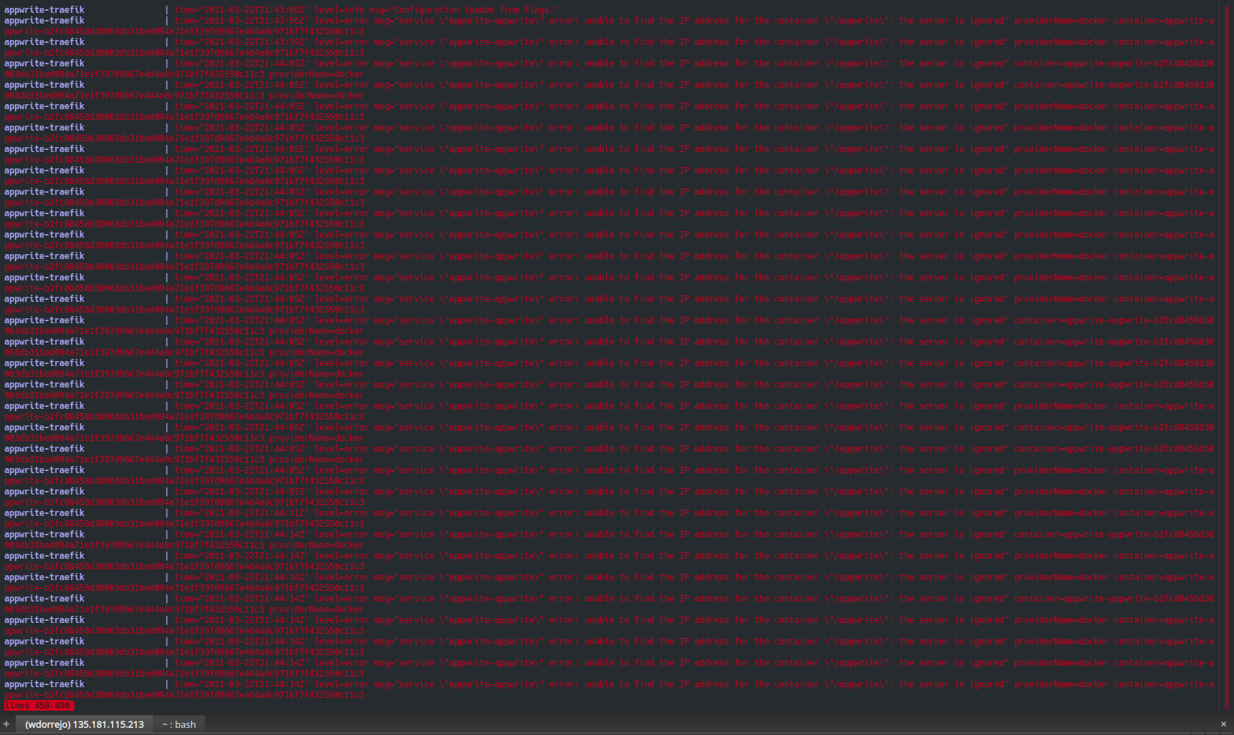 [Docker-Compose] not totally working · Issue #1011 · appwrite/appwrite · GitHub