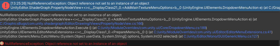 Fixed a shader graph exception when trying to set a texture to the ma… by joshua-davis · Pull ...