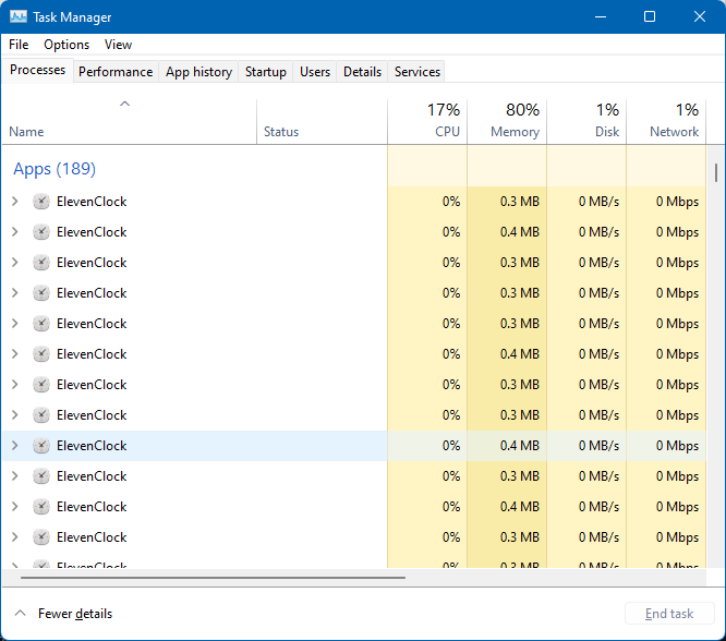 [BUG] A lot of "Fatal error detected" · Issue #301 · marticliment/ElevenClock · GitHub