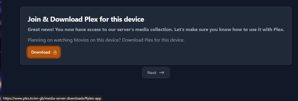 Change Download link to generic app download instead of the media server download · Issue #70 ...