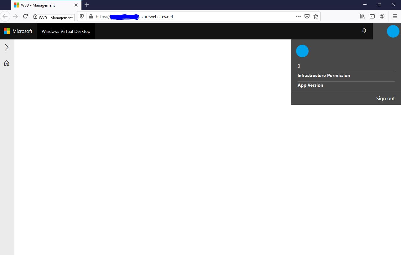 3-wvd-management-ux-WVD management tool deployment failed with error ...