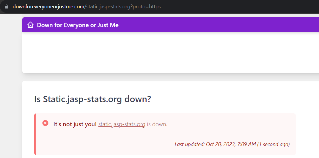 Bug Download Sever Staticjasp Downtime · Issue 2352 