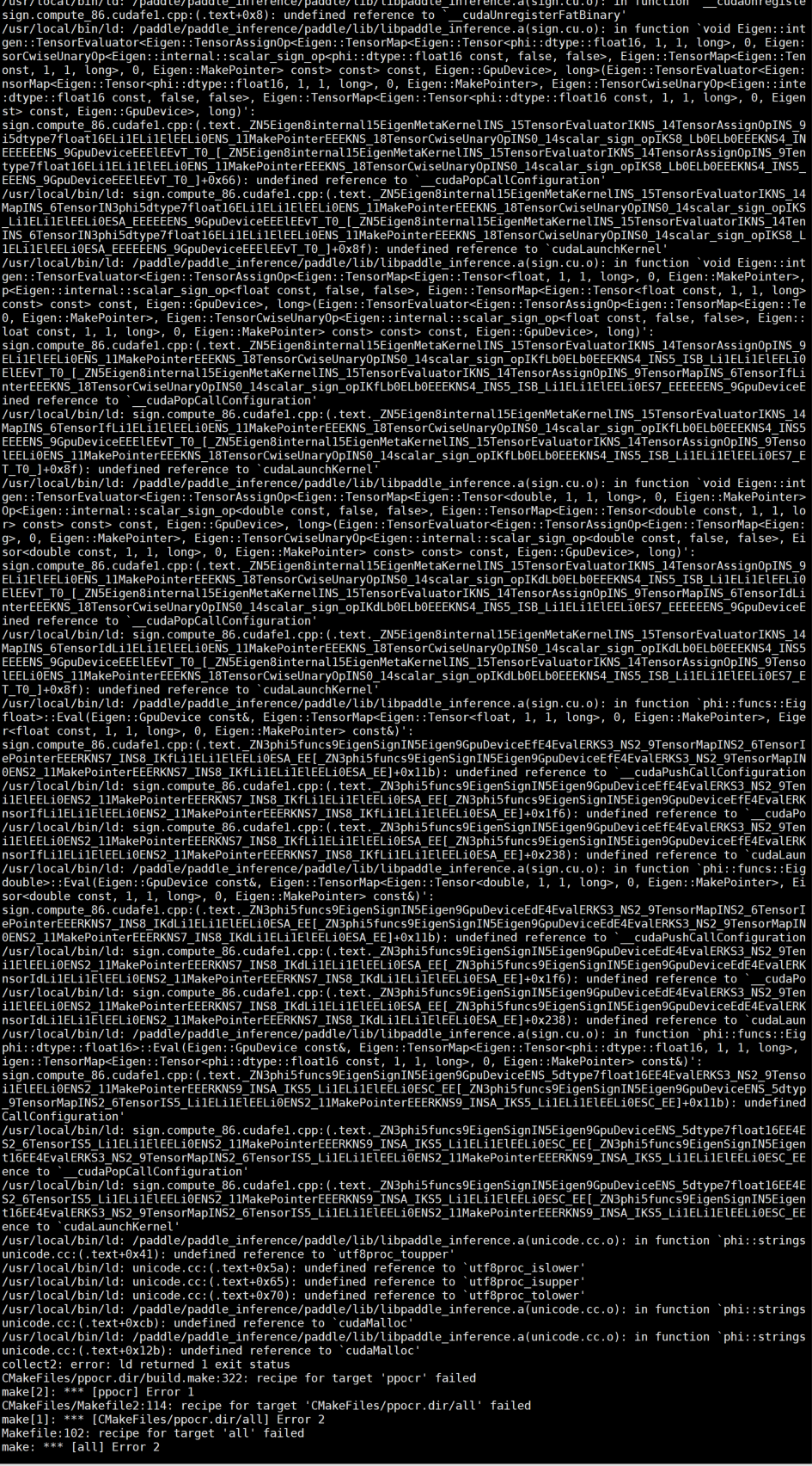 编译c 时,出错 · Issue 10168 · Paddlepaddle Paddleocr · Github