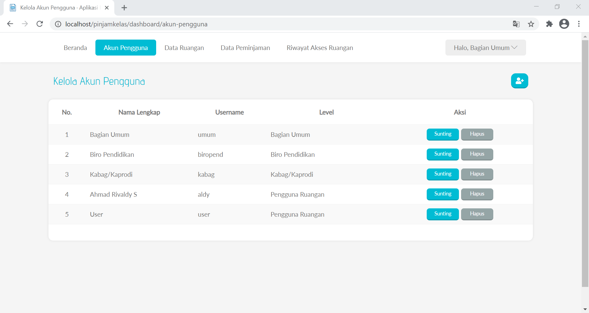 GitHub - rivaldys/pinjam-kelas: Sistem peminjaman ruang kelas berbasis web yang dapat digunakan ...