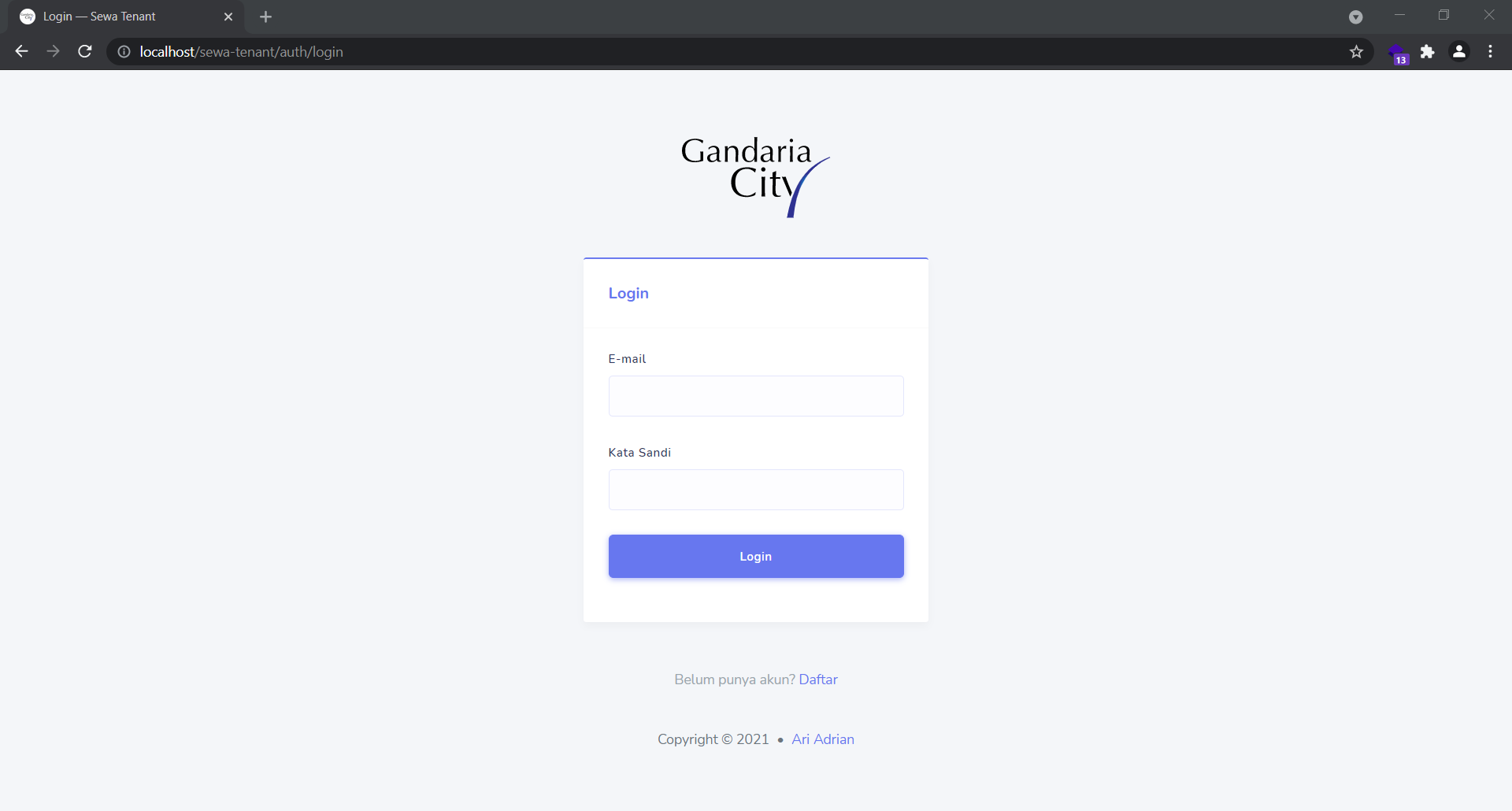 GitHub - rivaldys/sewa-tenant: Sistem berbasis web untuk mengajukan dan ...
