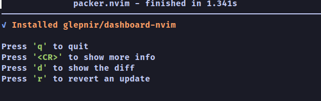 Dashboard can't set up throws error dashboard not found. · Issue #291 · nvimdev/dashboard-nvim ...
