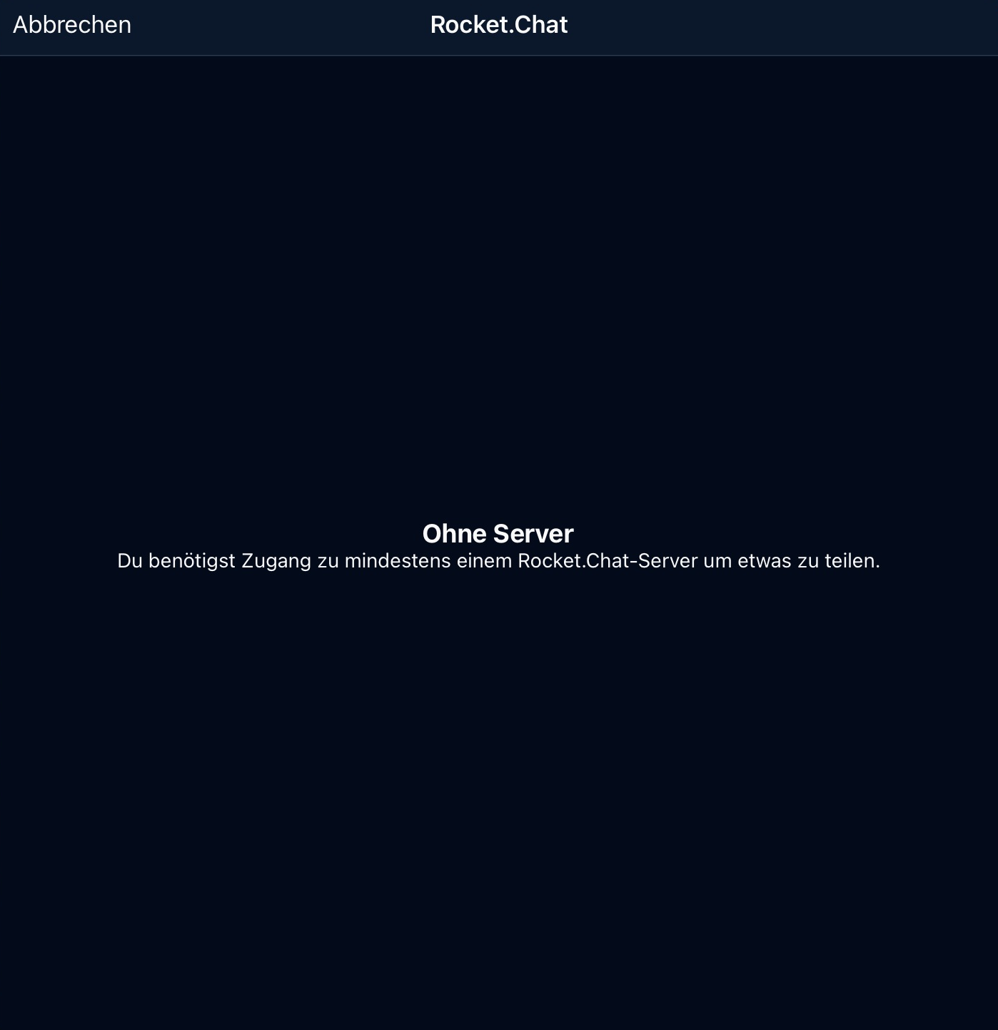 [IOS] app dialog for sharing files is blank · Issue #2760 · RocketChat/Rocket.Chat.ReactNative ...