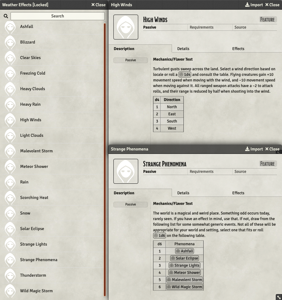 GitHub - orangetruth/weather-effects-5e: FoundryVTT module containing ...