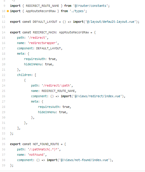 开发模式下路由不会出现问题 ，但是构建时说 AppRouteRecordRaw 类型不匹配 · Issue #1838 · arco ...