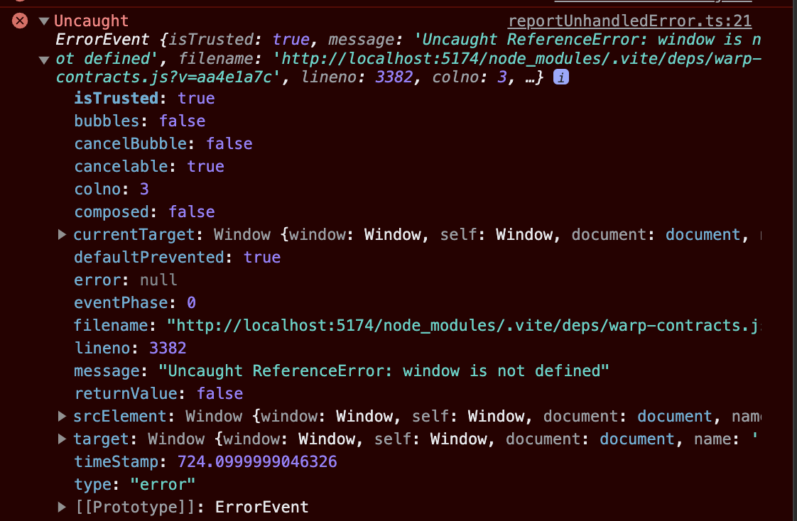 [BUG] Error when running Warp in a Web Worker · Issue #451 · warp-contracts/warp · GitHub