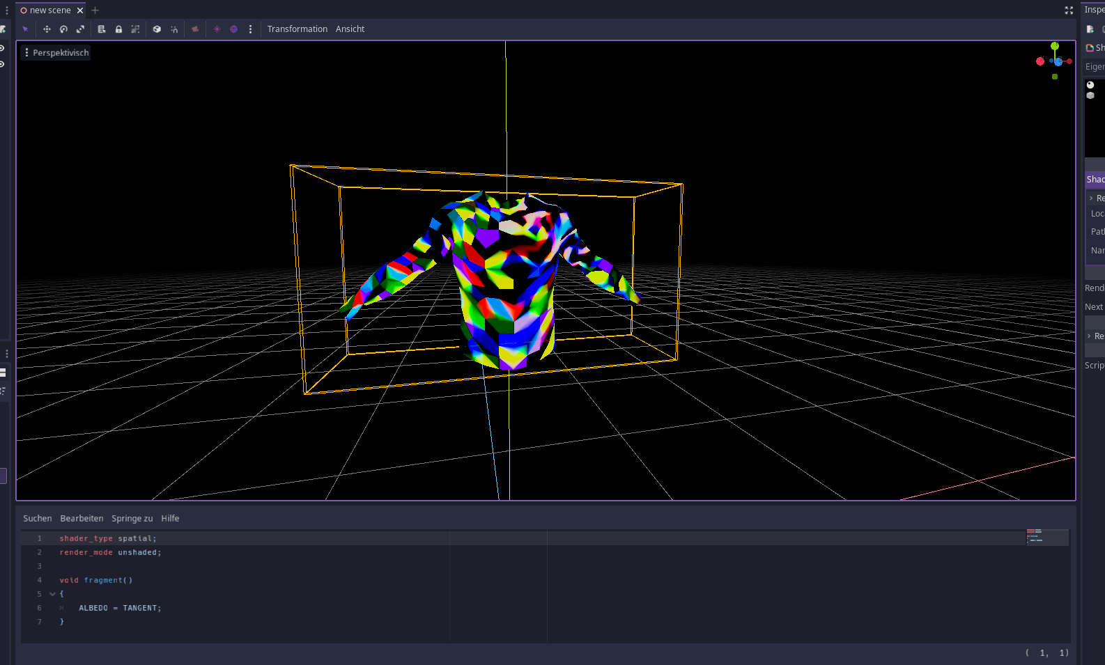 Broken tangents on triangle meshes in godot 4 (mby shader issue) · Issue #48594 · godotengine ...