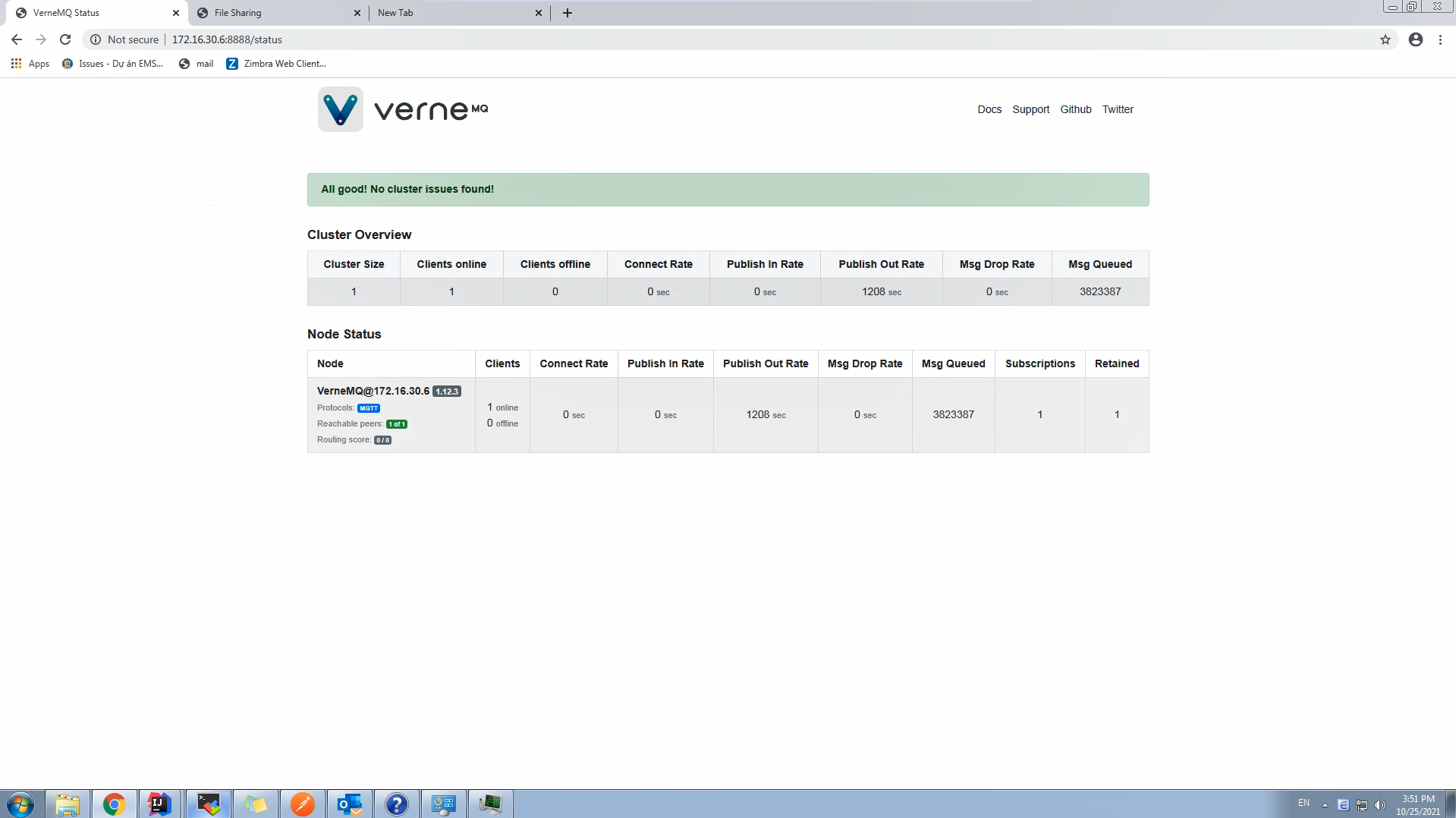 Can't consume while publish in. · Issue #1898 · vernemq/vernemq · GitHub