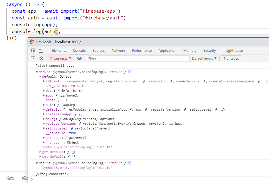 Dynamic import preload step references document in web workers. · Issue ...