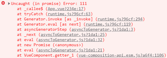 Errors thrown in the asynchronous callback function in watchEffect will not be caught. · Issue ...