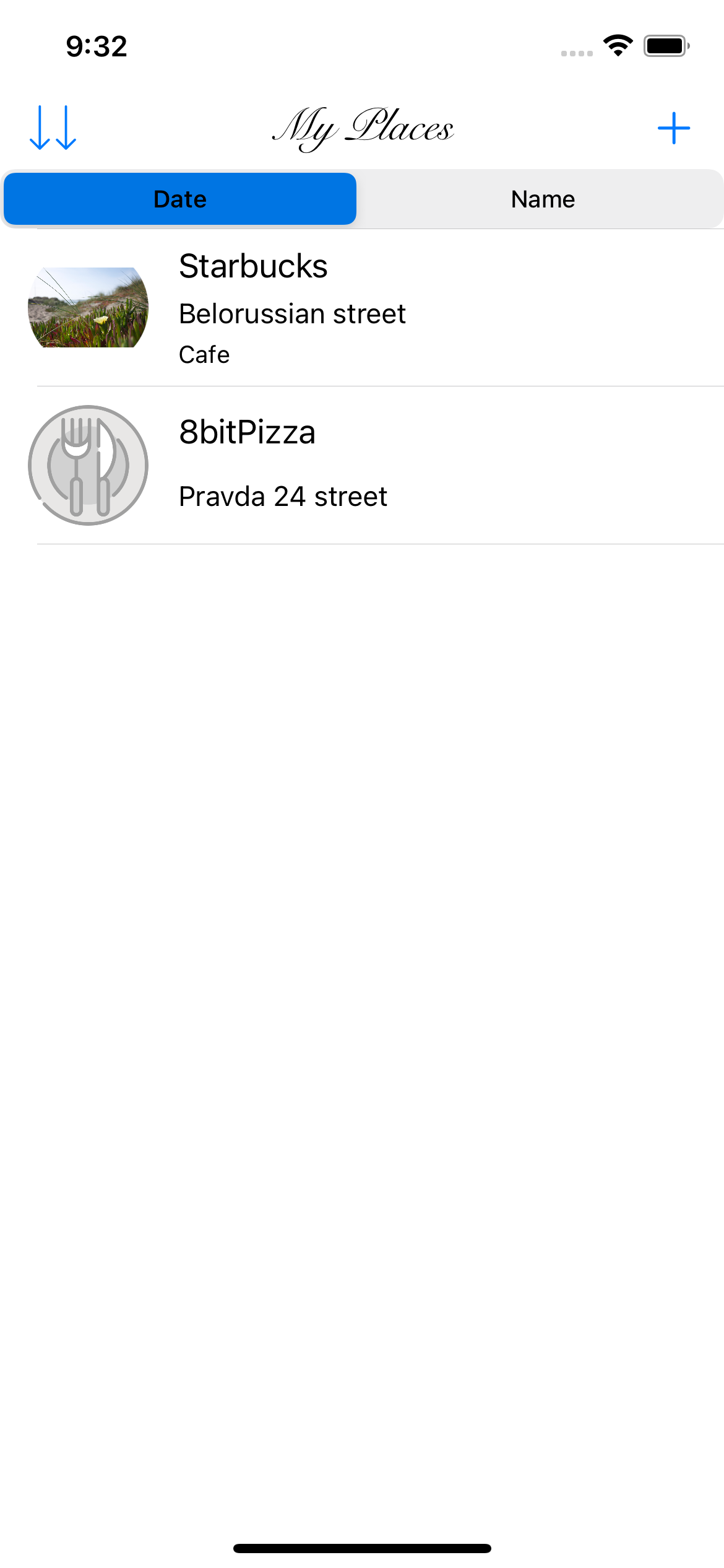 GitHub - Zhingel/myPlaces