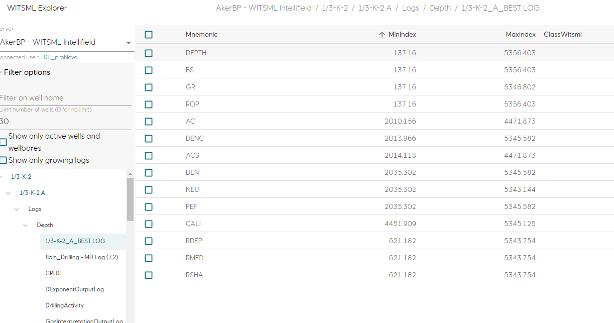 🐛 Sorting is wrong in the mnemonic ContentTable · Issue #398 · equinor/witsml-explorer · GitHub