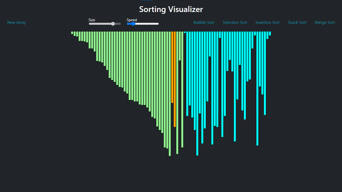 GitHub - maverick-shooter/Sorting-Visualizer: This is a Sorting Visualizer tool