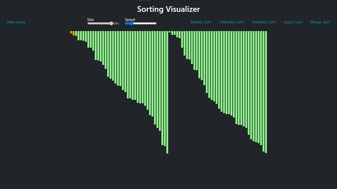 GitHub - maverick-shooter/Sorting-Visualizer: This is a Sorting Visualizer tool