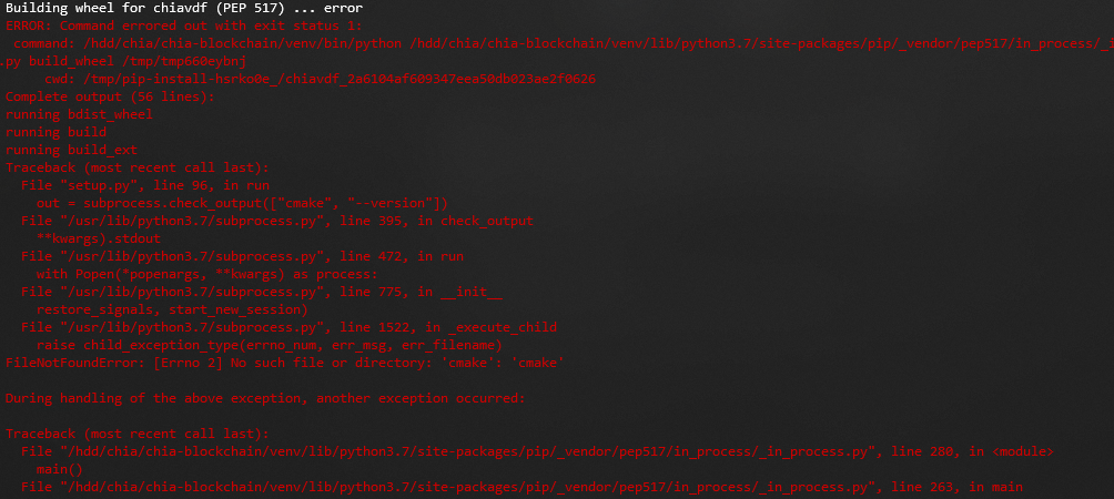 [BUG] Install Raspberry Pi 4 · Issue #3791 · Chia-Network/chia-blockchain · GitHub
