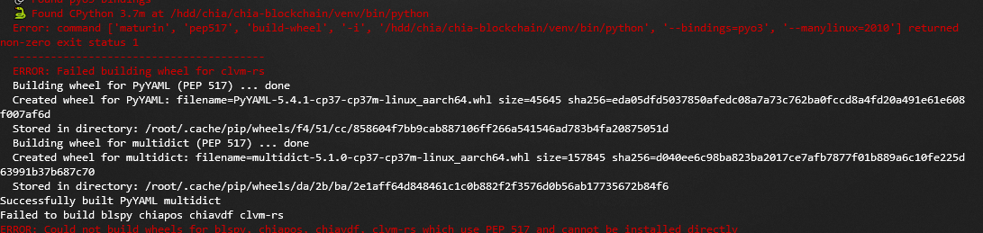 [BUG] Install Raspberry Pi 4 · Issue #3791 · Chia-Network/chia ...