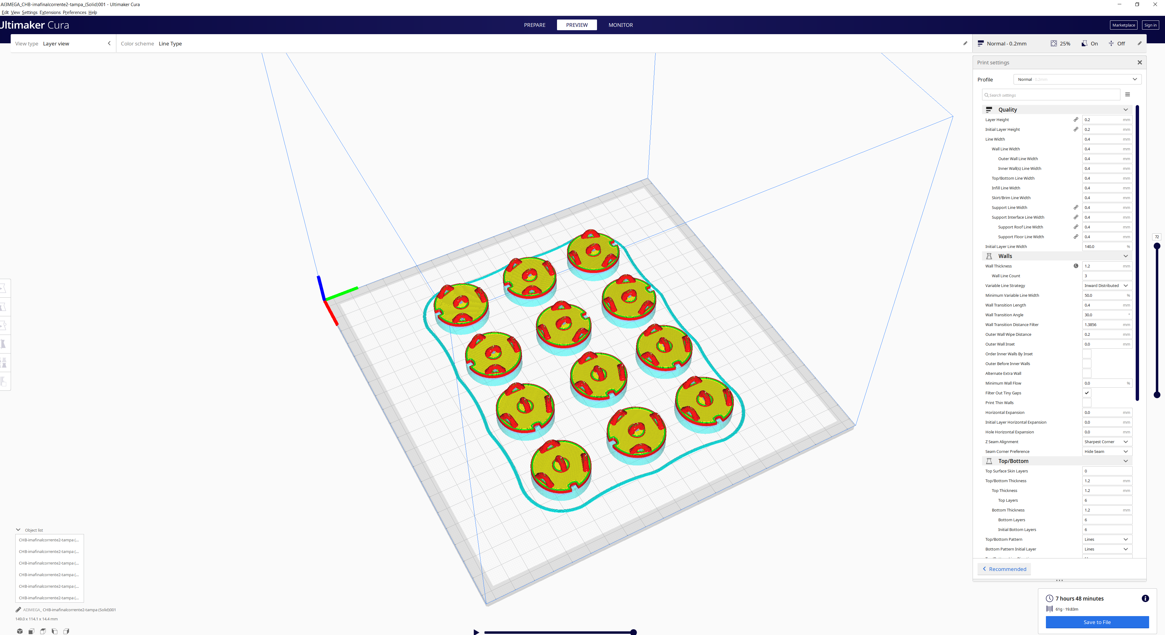 Bug: Multiple objects slice · Issue #10201 · Ultimaker/Cura · GitHub