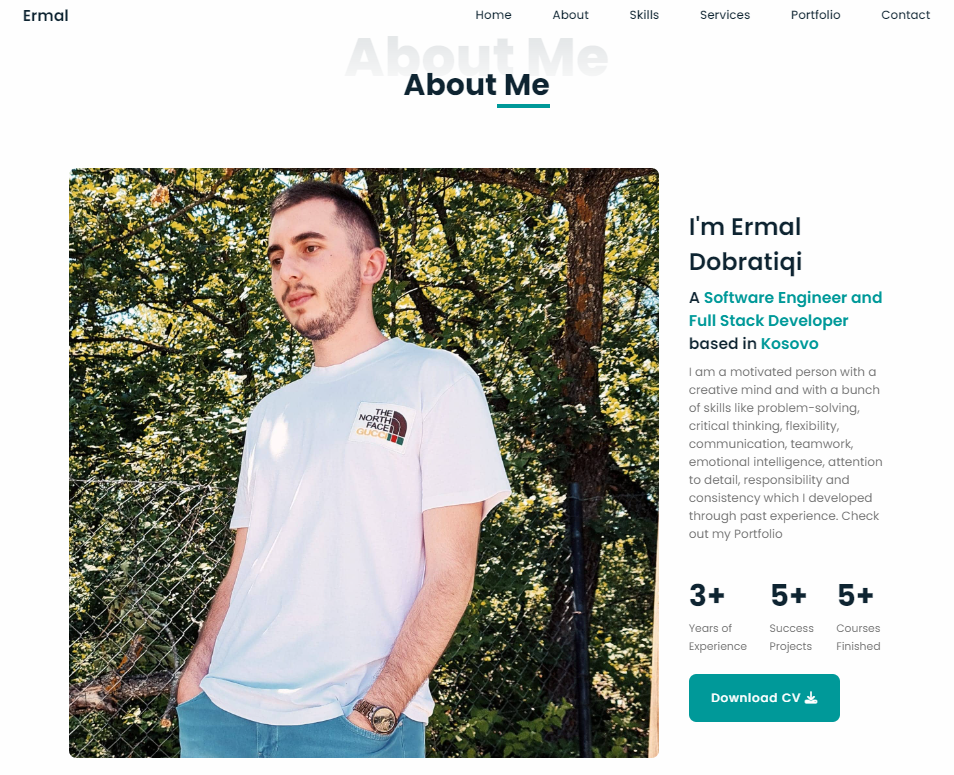 GitHub - ermaldobratiqi/PersonalPortfolio-Ermal-Dobratiqi: Here is a personal portfolio of Ermal ...