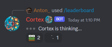 leaderboard seems to be broken · Issue #9 · Cortex-Development/cortex-bot · GitHub