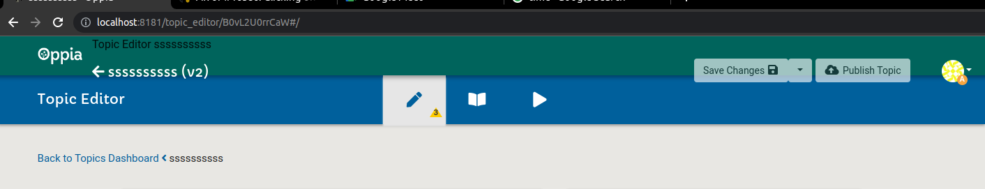 [BUG]: Topic Editor page navbar ui · Issue #16785 · oppia/oppia · GitHub