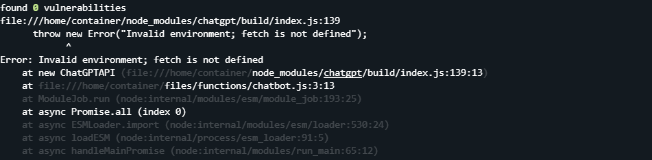 Fetch not defined! · Issue #374 · transitive-bullshit/agentic · GitHub
