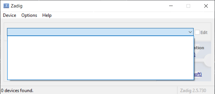 The main dropdown is blank (my Arduino MEGA is not detected, so I can't ...