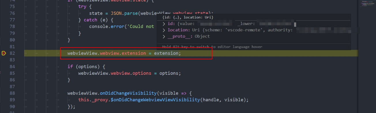 Fail to load WebView View resources on Remote SSH even if asWebviewUri ...
