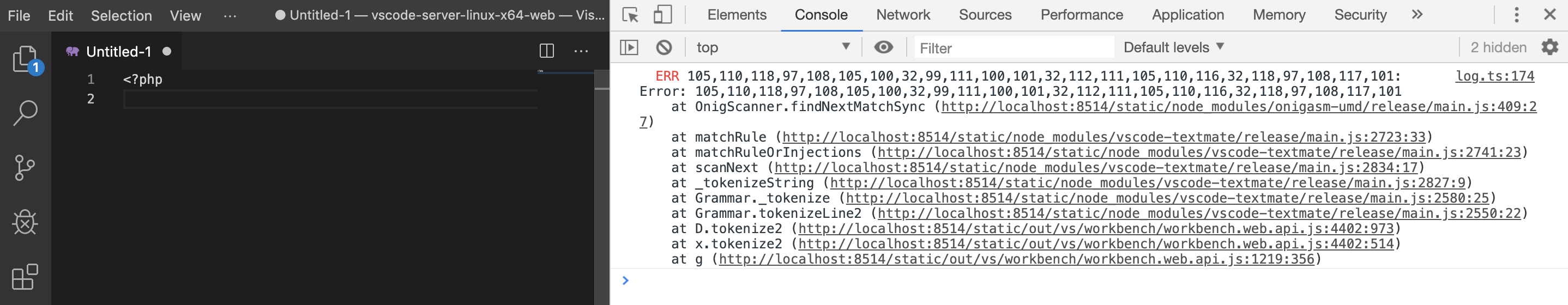 Web Cannot Highlight Php Files · Issue 81168 · Microsoftvscode · Github