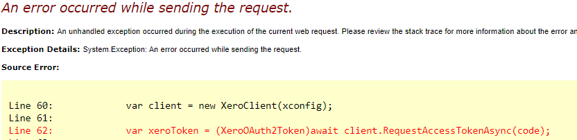 Issue in Xero oAuth2 Authorization process · Issue #271 · XeroAPI/Xero-NetStandard · GitHub