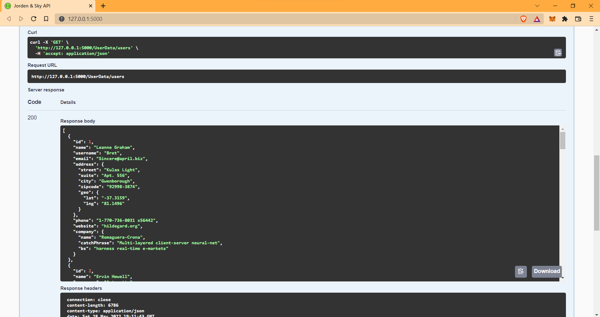 GitHub - TigerAtGit/CRUD-with-SwaggerUI: Flask API service for CRUD operation using SwaggerUI