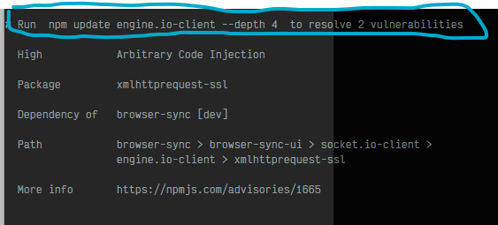 Security issue in xmlhttprequest-ssl via a transitive dependency on engine.io-client · Issue ...