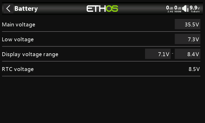 Battery Voltage Incorrect By Fw 133 Eu · Issue 1937 · Frskyrcethos Feedback Community · Github
