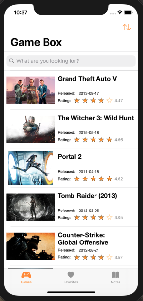 GitHub - HalilIbrahimAndic/GameBox: This project is prepared within the scope of SIMPRA iOS ...