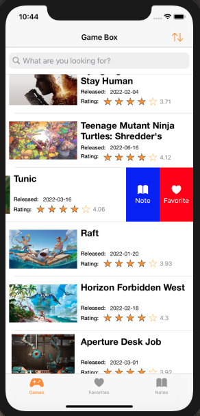 GitHub - HalilIbrahimAndic/GameBox: This project is prepared within the scope of SIMPRA iOS ...