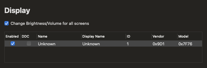 Benq ex2780q not supported · Issue #365 · MonitorControl/MonitorControl · GitHub