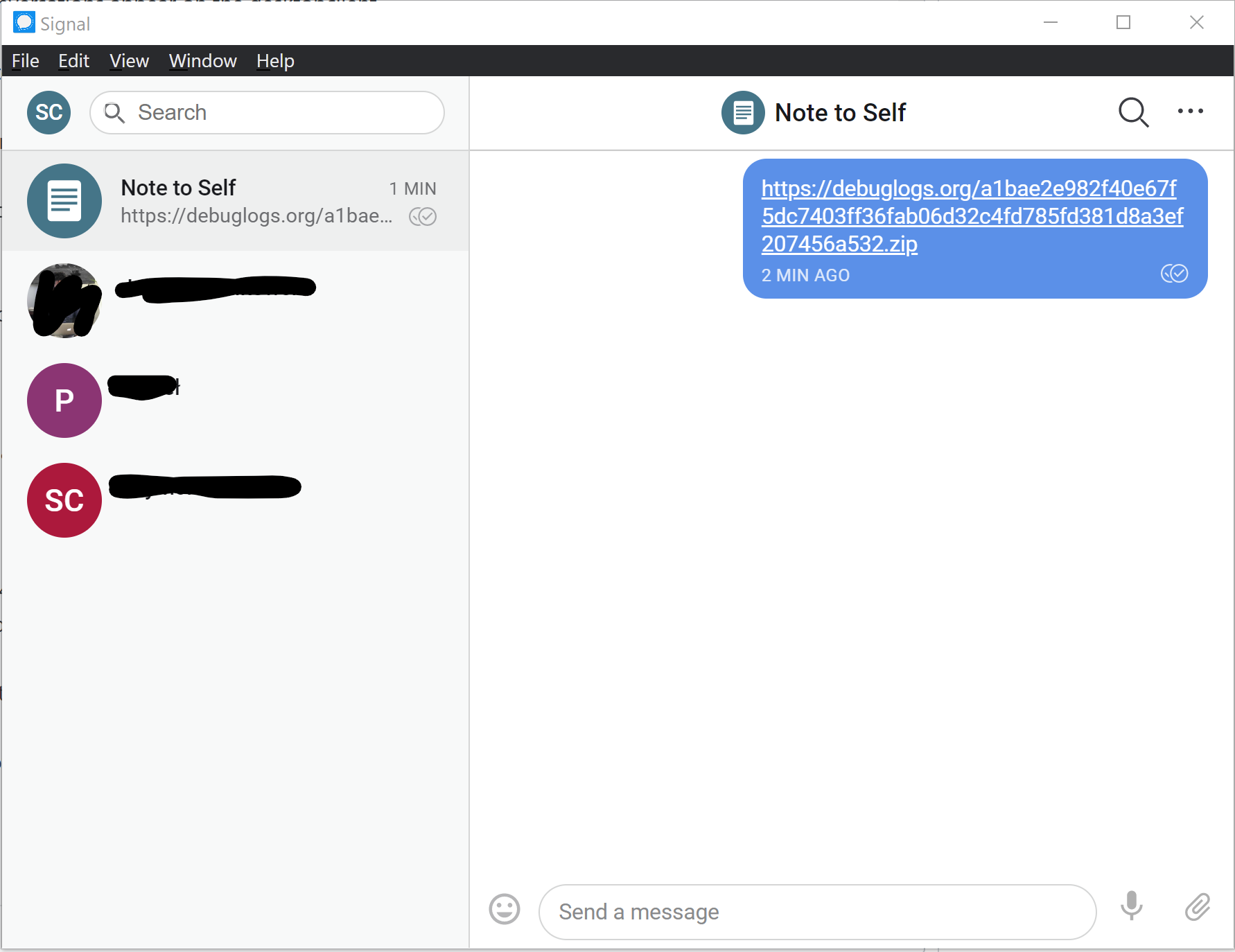 Mobile not syncing conversations with desktop client · Issue #3706 · signalapp/Signal-Desktop ...