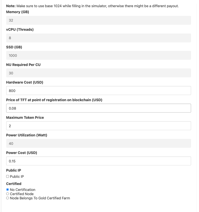 Farming Calculator Adjustments · Issue #512 · threefoldtecharchive/tfgrid_dashboard · GitHub
