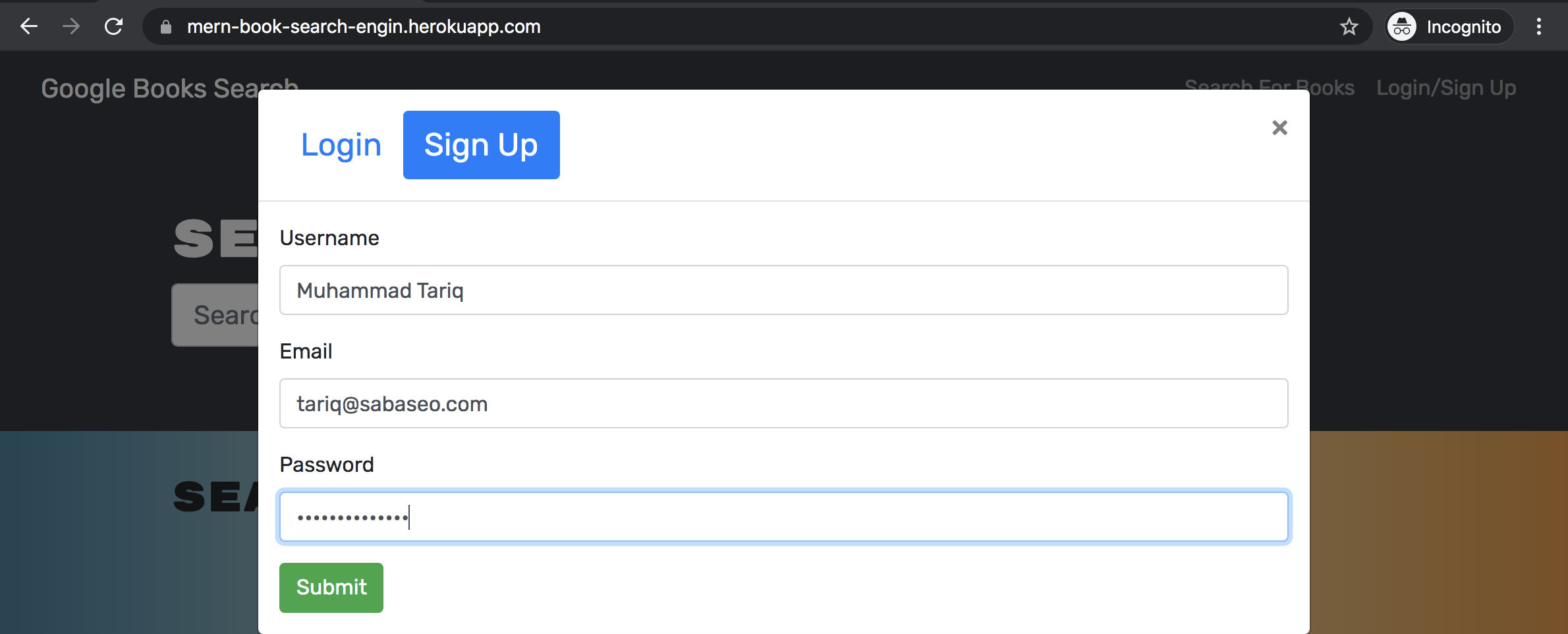 GitHub - mmtariqk/Mern_Book_Search_Engine: This project refactors a Google Books API search ...
