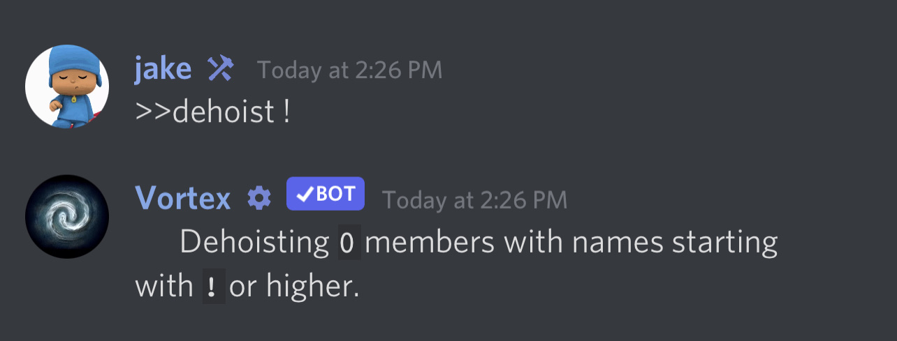 Add dehoist command. · Issue #2091 · python-discord/bot · GitHub