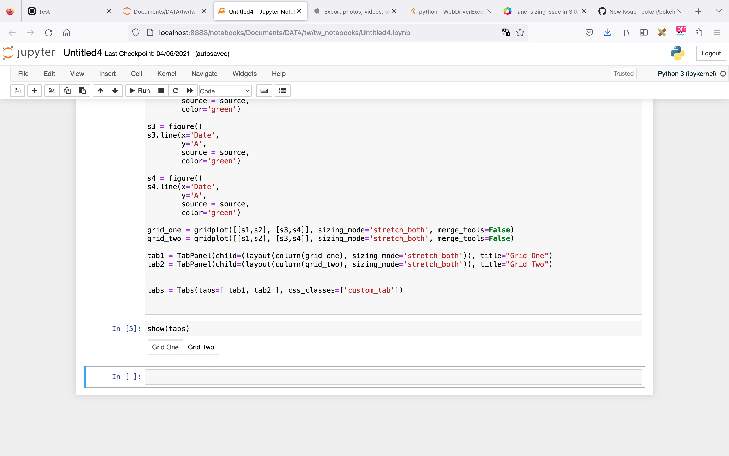 [bug] Panel Sizing Issue In Bokeh 3 1 0 · Issue 13080 · Bokeh Bokeh · Github