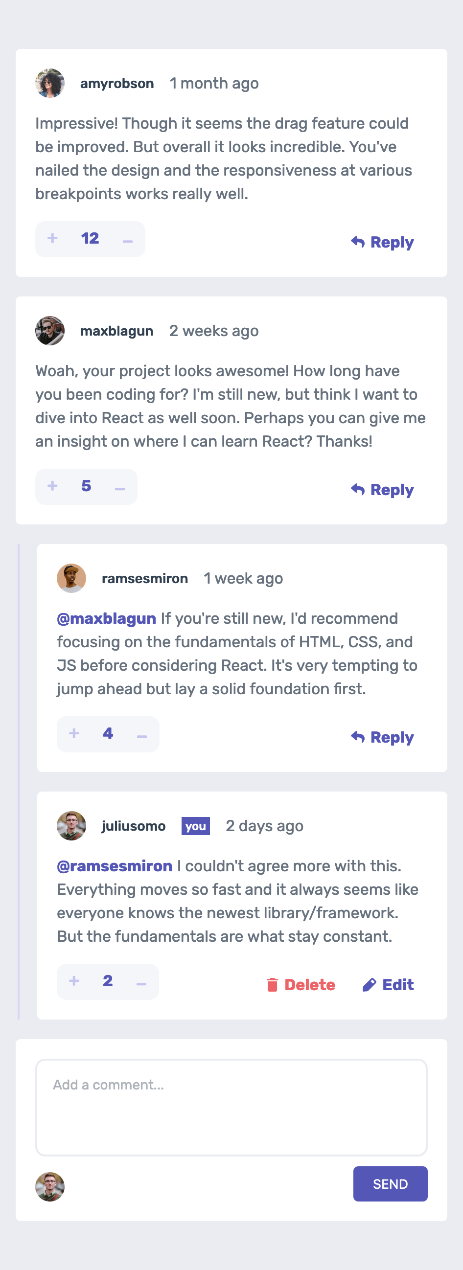 Github Lunzaizai0223 Fm Interactive Comments Section