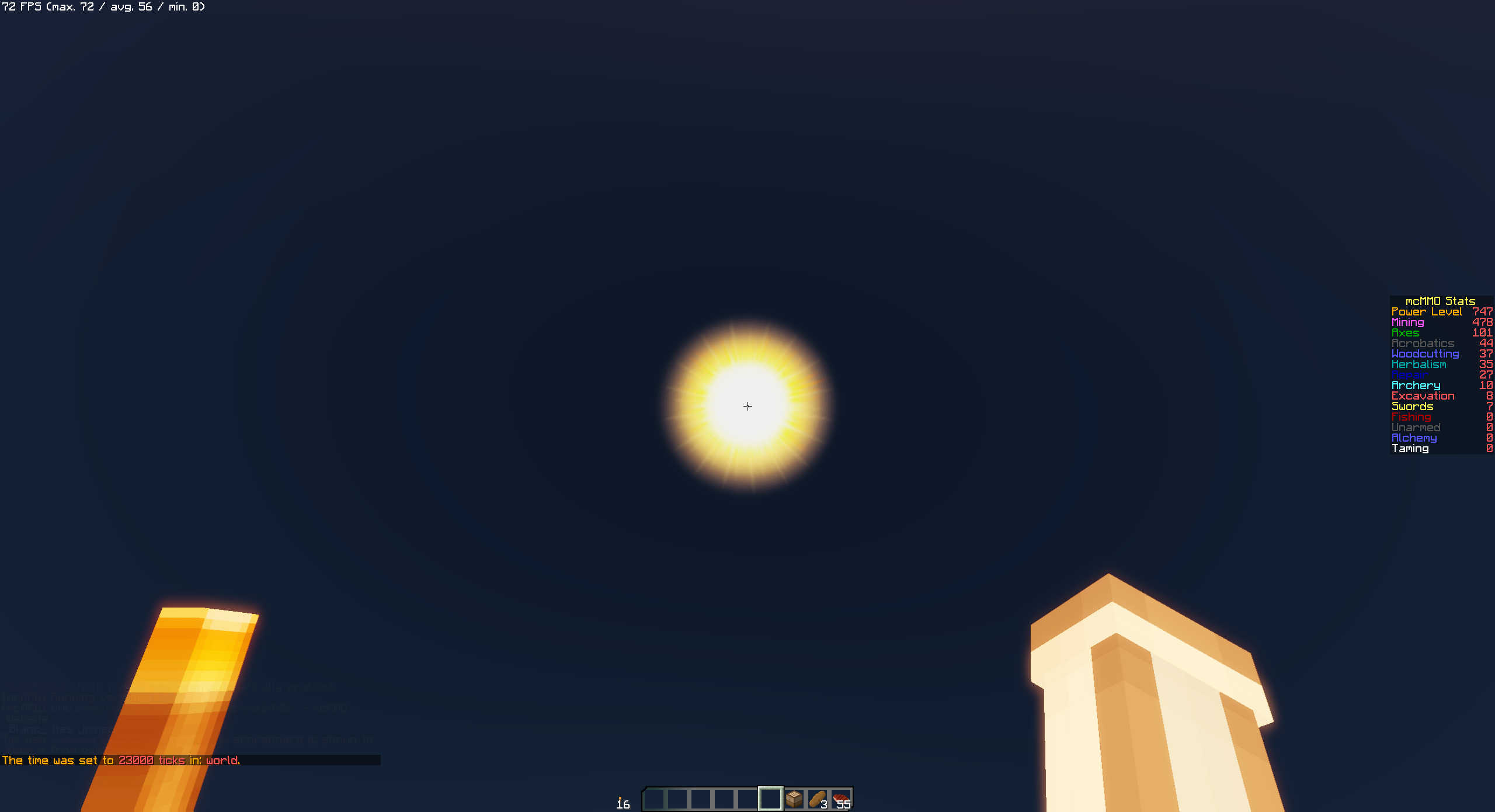 sunflare1 texture randomly shows during sunrise · Issue #5 · FlashyReese/fabricskyboxes-interop ...