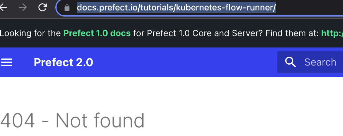 Docs: Make 404 error messages more fun · Issue #6704 · PrefectHQ/prefect · GitHub
